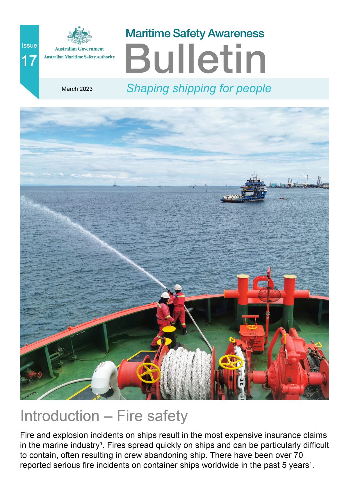 Maritime Safety Awareness Bulletin issue 17—Fire safety - Nautical ...